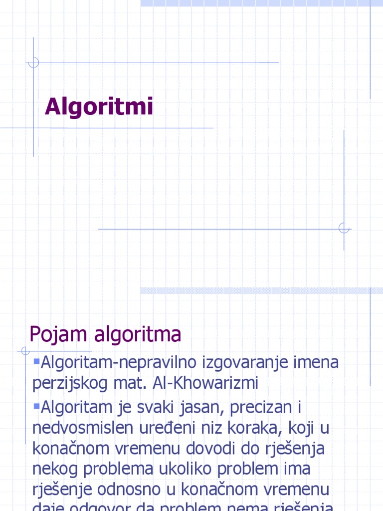 Algoritmi | PDF