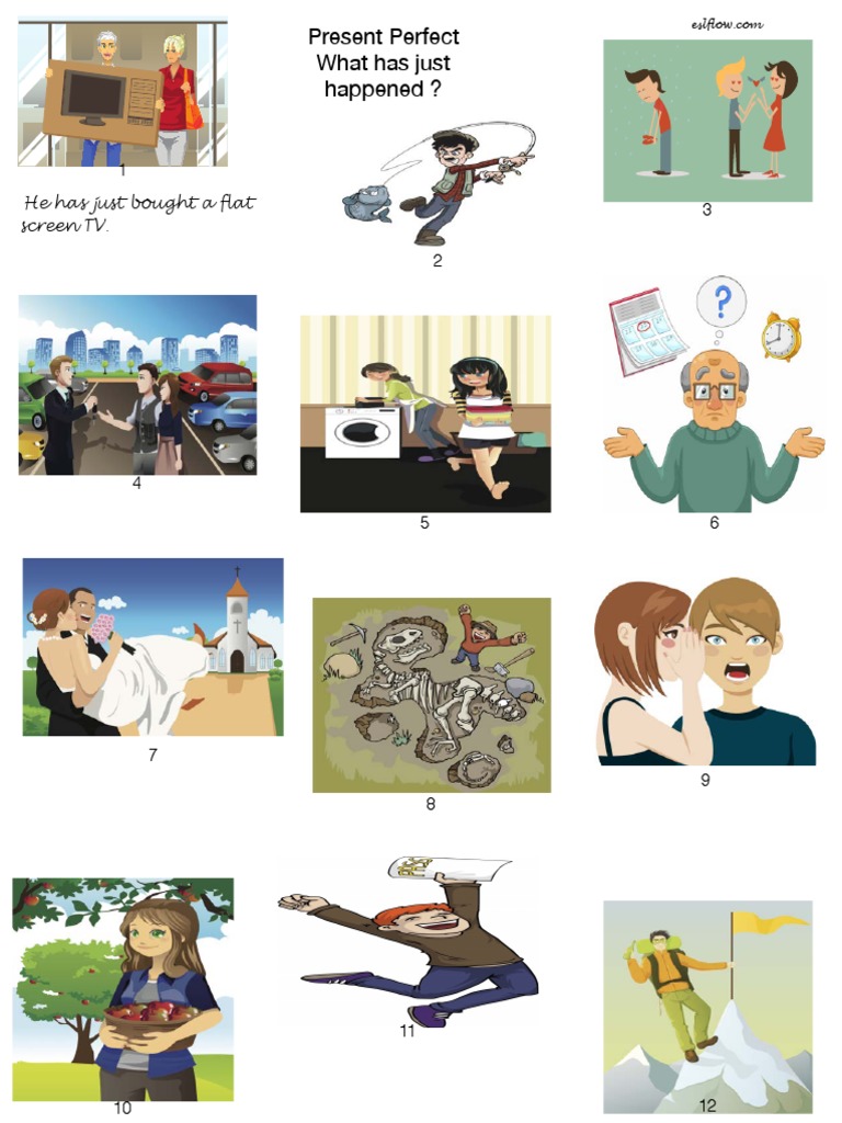 Present Perfect 2018 What Has Just Happened 1 2018 | PDF