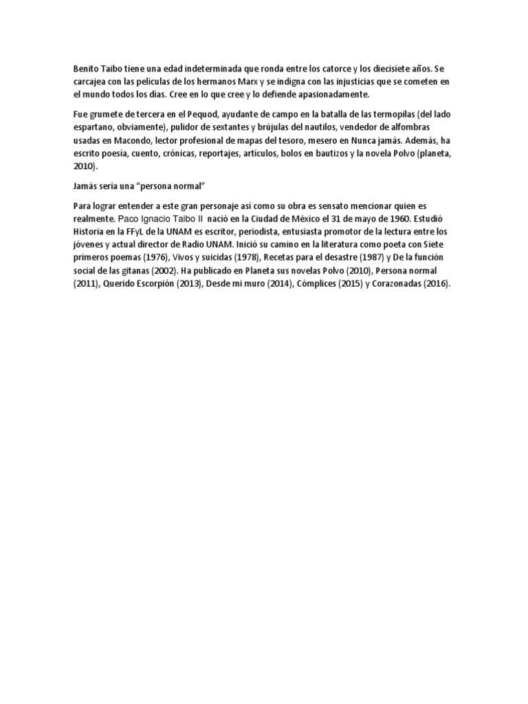Persona Normal | PDF