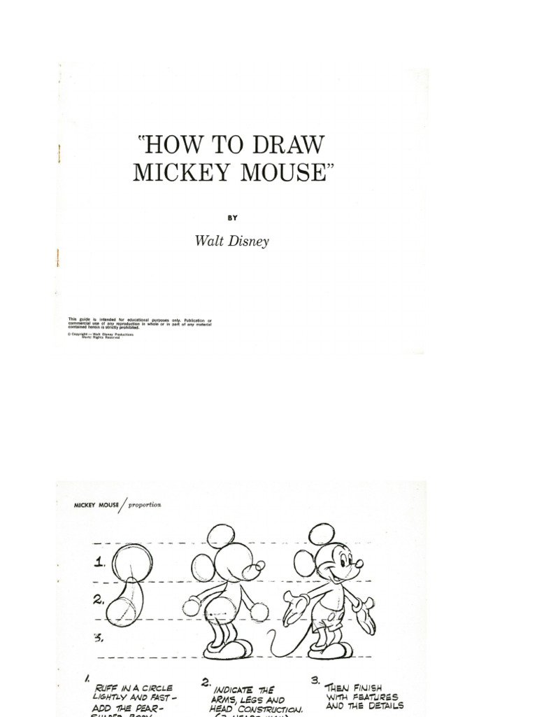 Mickey Mouse Model Sheets | PDF