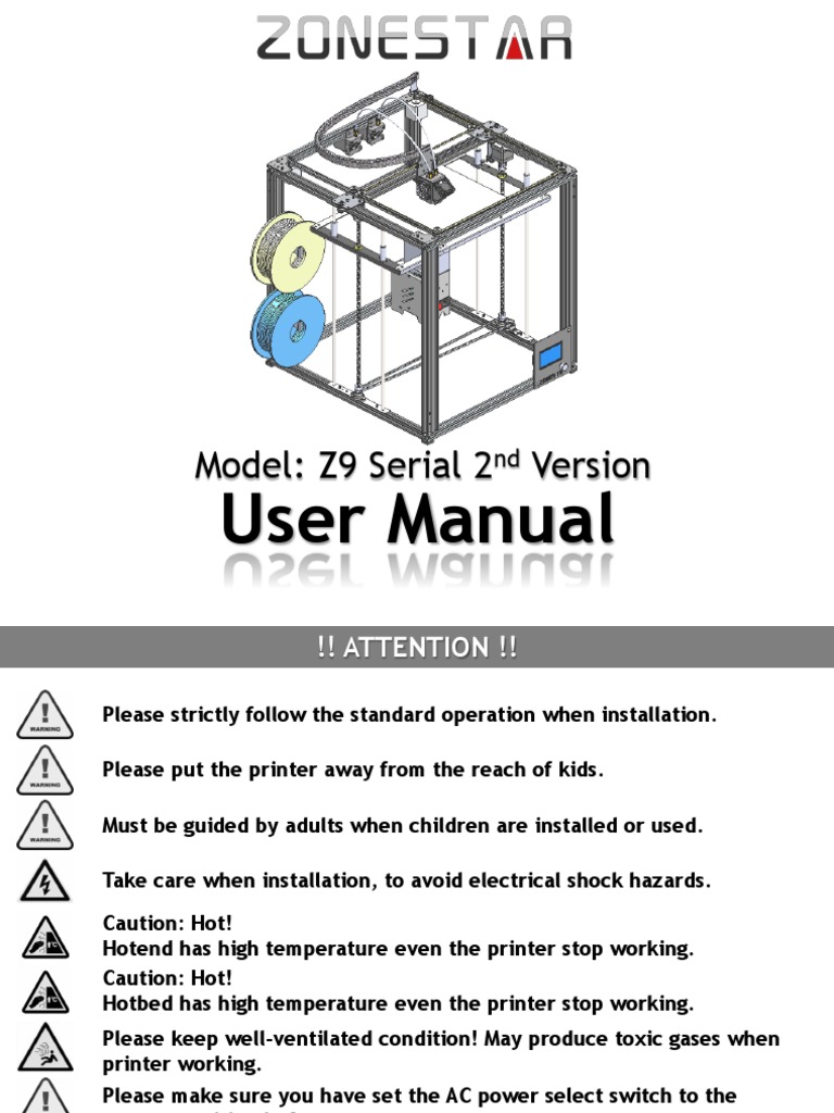 Z9S Installation Guide V1 | PDF | Power Supply | Electrical Wiring