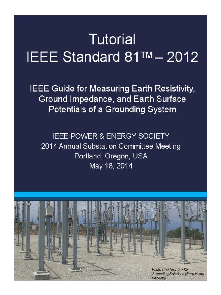 IEEE STD 81 Tutorial Handouts PDF | PDF | Physics | Force
