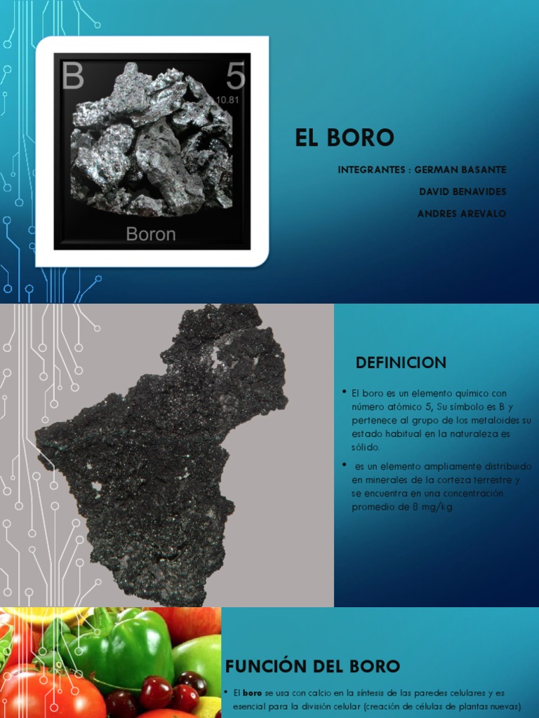 El Boro | PDF | Boro | Magnesio
