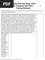 The History of Touchstone Testing For Gold | PDF | Metallurgical Assay ...
