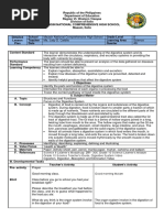 Semi Detailed Lesson Plan in Digestive System | PDF | Lesson Plan ...