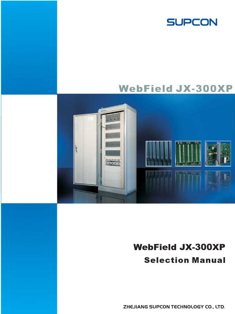 Webfield JX 300xp Control System PDF | PDF | Power Supply | Programmable Logic Controller