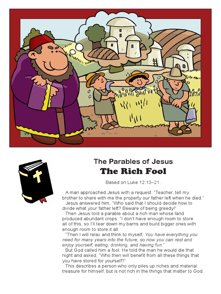The Parables of Jesus: The Rich Fool | PDF | Lord's Prayer | Jesus