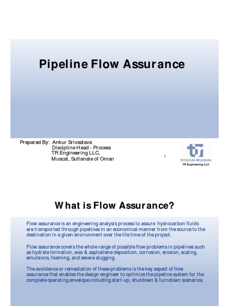 Pipeline Flow Assurance Guide | PDF | Fluid Dynamics | Pipeline Transport