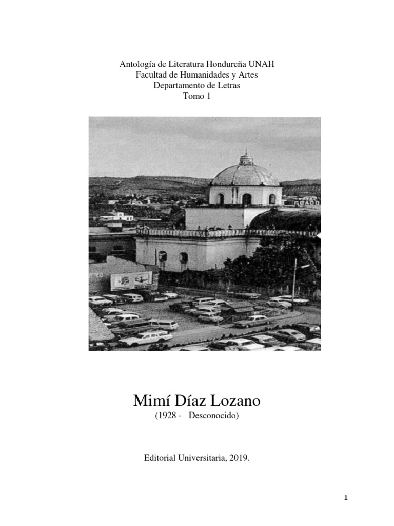 Cuadernillo-Mimi Diaz Lozano 2 | PDF | Honduras | Publicación
