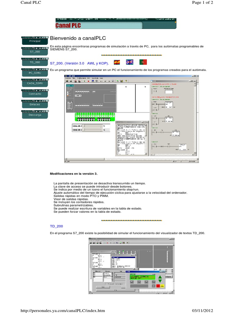 Descripcion Simuladores | PDF | Programa de computadora | Programación