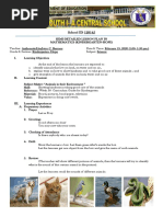 4as Semi-Detailed Lesson Plan | PDF | Habitat | Lesson Plan