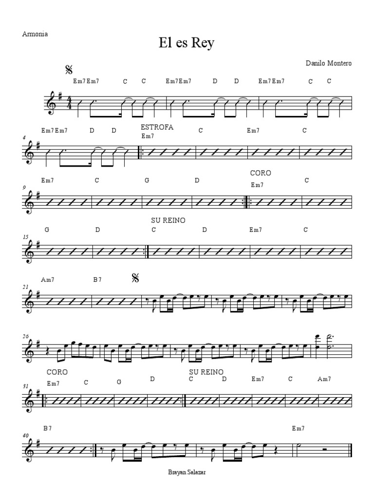 El Es El Rey-Armonia | PDF