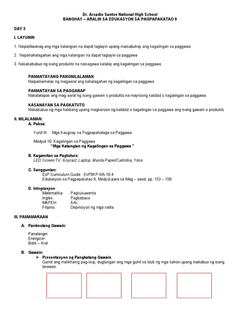 Kagalingan Sa Paggawa | PDF