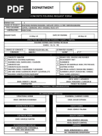 Rfa Form Sample | PDF | Civil Engineering