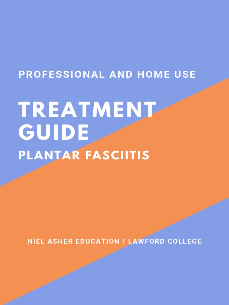 Plantar Fasciitis Workbook Pdf Foot Myofascial Trigger Point