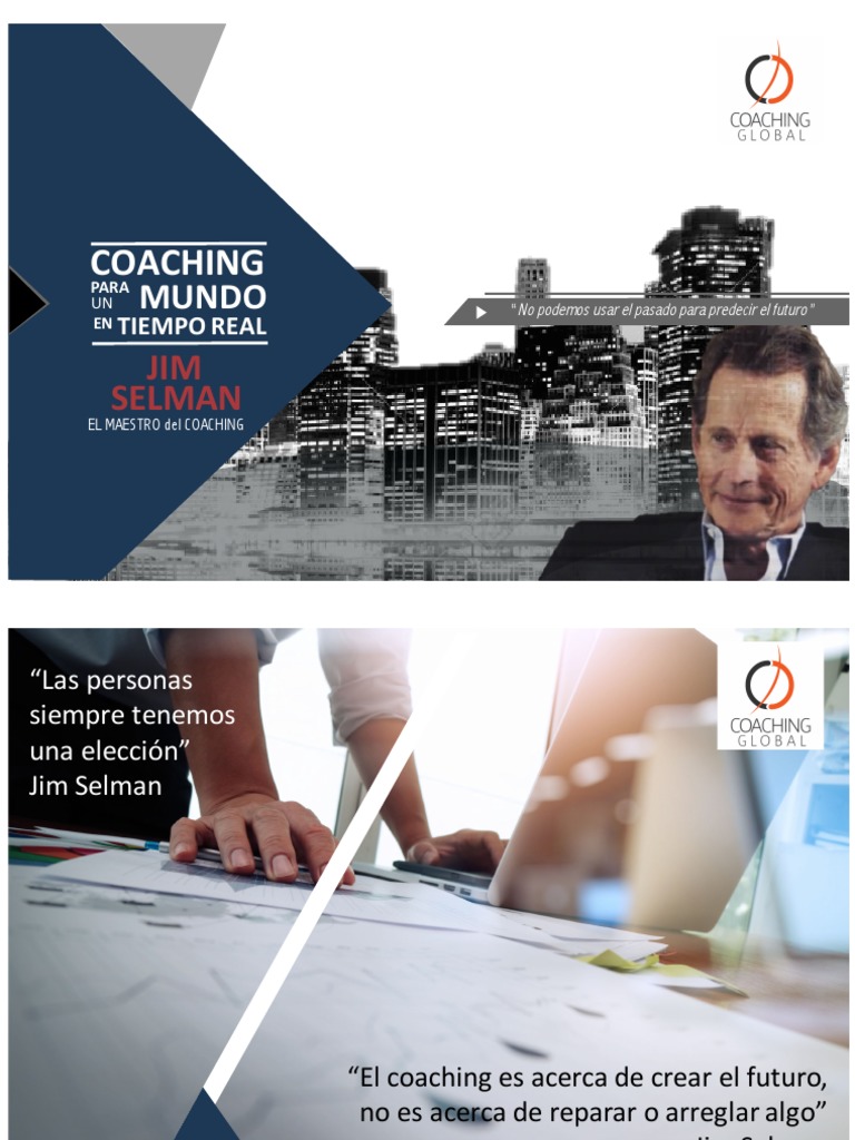 Jim Selman - Coaching para Un Mundo en Tiempo Real | PDF | Pedagogía ...