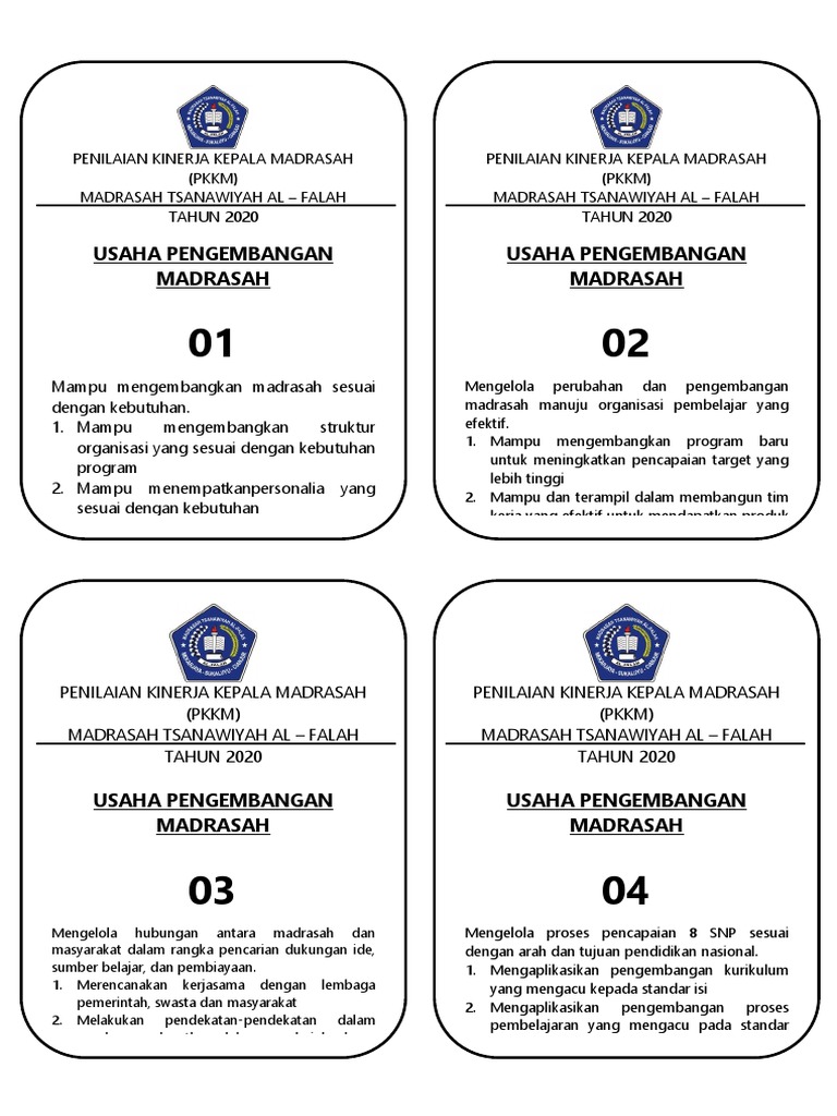 Label Dus Map PKKM 2020 | PDF