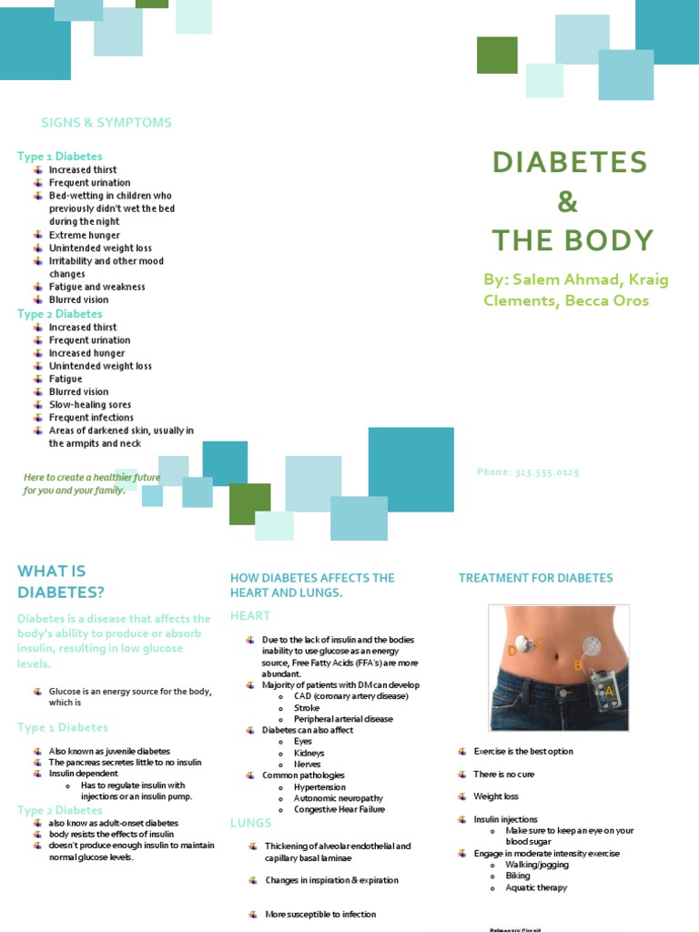 Diabetes Brochure | PDF | Diabetes | Insulin