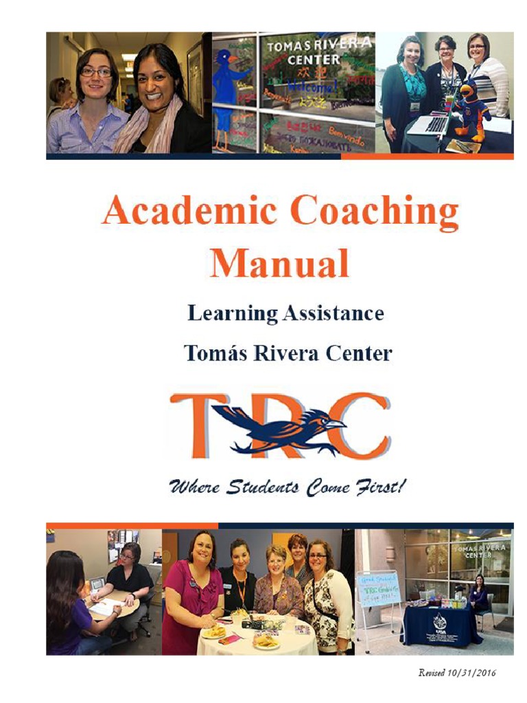 Academic Coaching Manual Overview | PDF | Mentorship | Study Skills