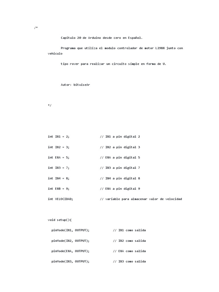 Capitulo 20 de Arduino desde cero en Español | PDF | Ingenieria ...