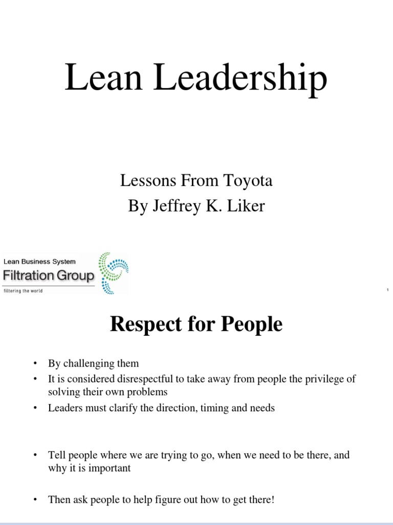 Lean Leadership Lessons From Toyota | PDF | Thought | Learning
