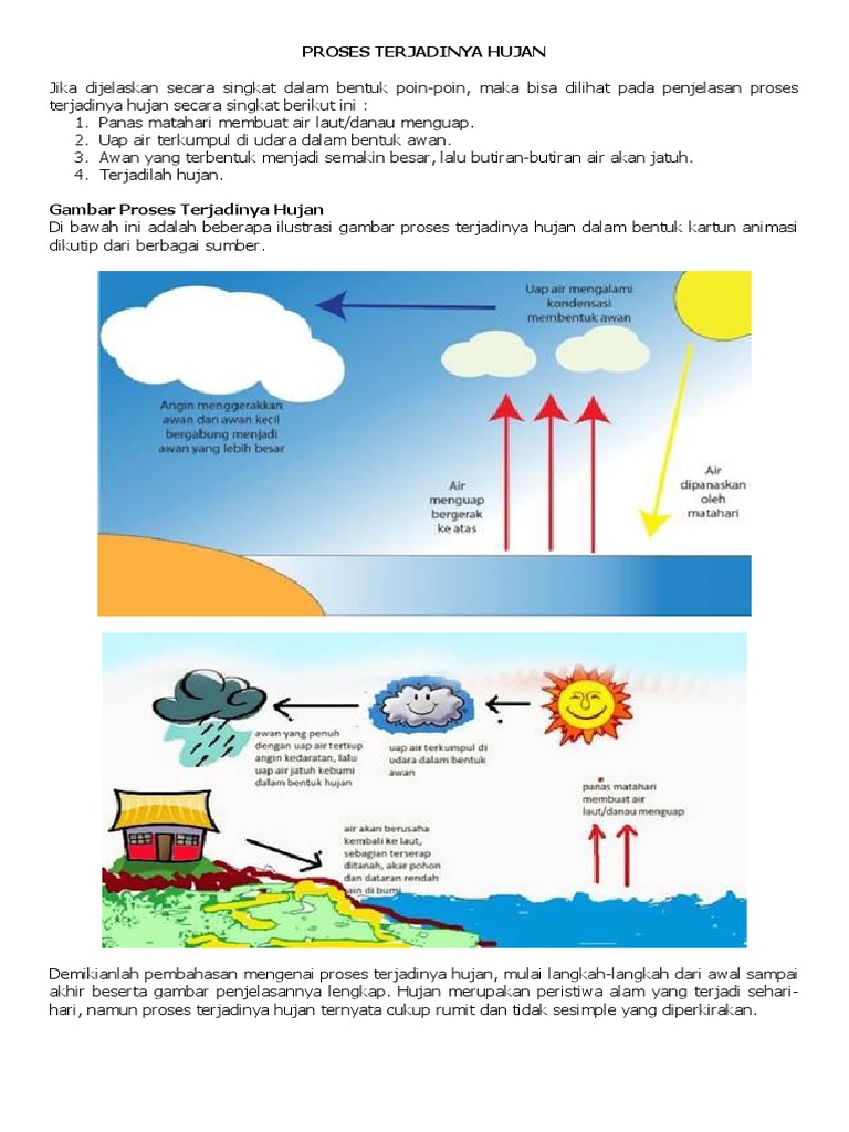 Proses Terjadinya Hujan | PDF
