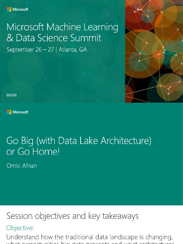 Go Bigwith Data Lake Architecture | PDF | Microsoft Azure | Apache Hadoop