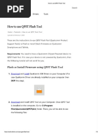 QFIL Tool: Flashing Guide for Qualcomm | PDF