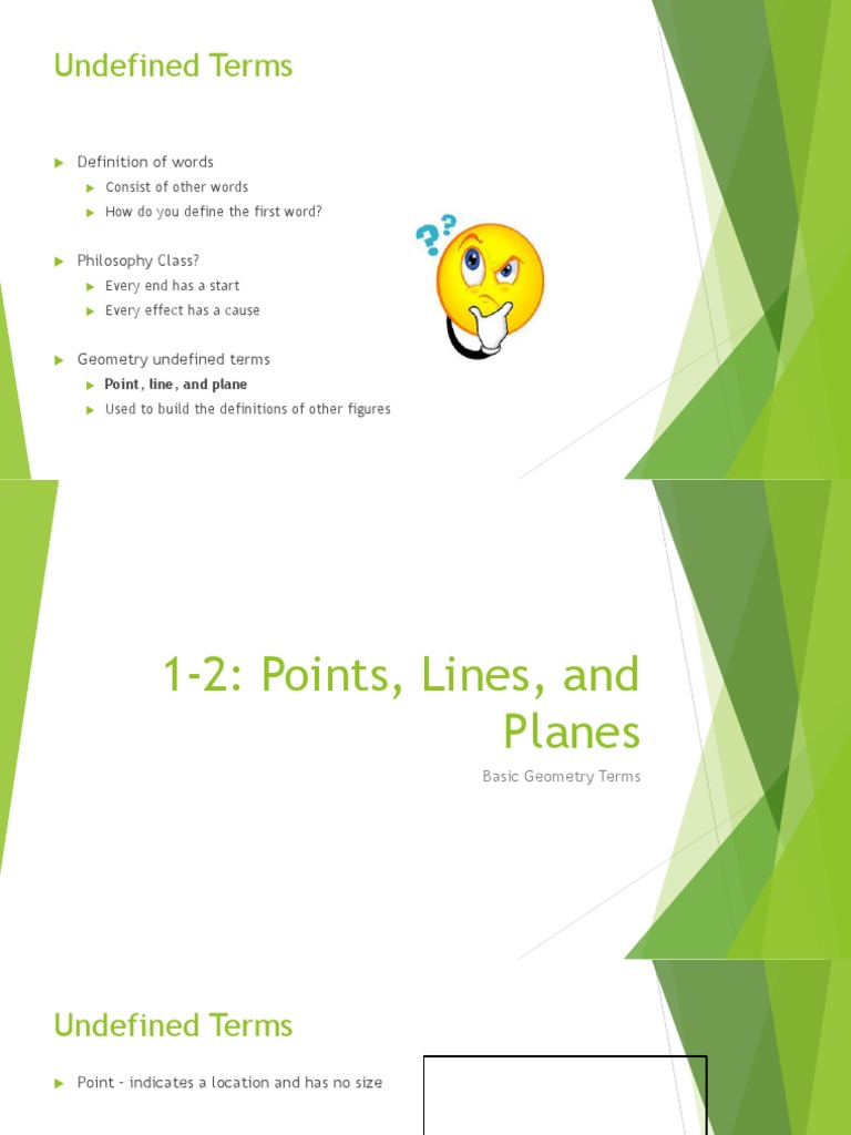 1-2 PowerPoint PRESENTATION | PDF | Line (Geometry) | Axiom