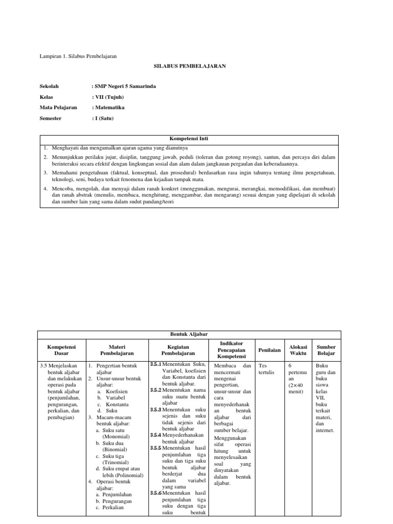 Lampiran 1 PRINT SOAL DAN KUNCI SAJA, INDIKATOR GAUSAH | PDF
