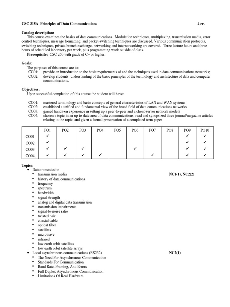Principles of Data Communication | PDF | Multiplexing | Computer Network