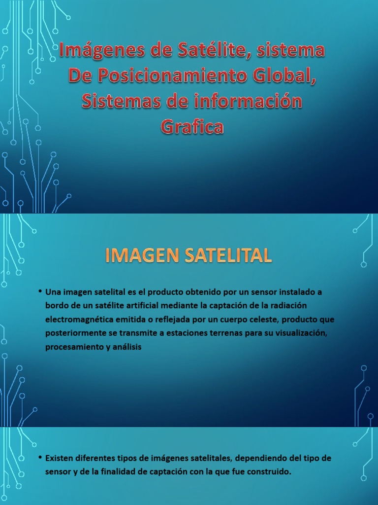 Imagenesde Satelite, GPS, Sig | PDF | Sistema de información geográfica ...