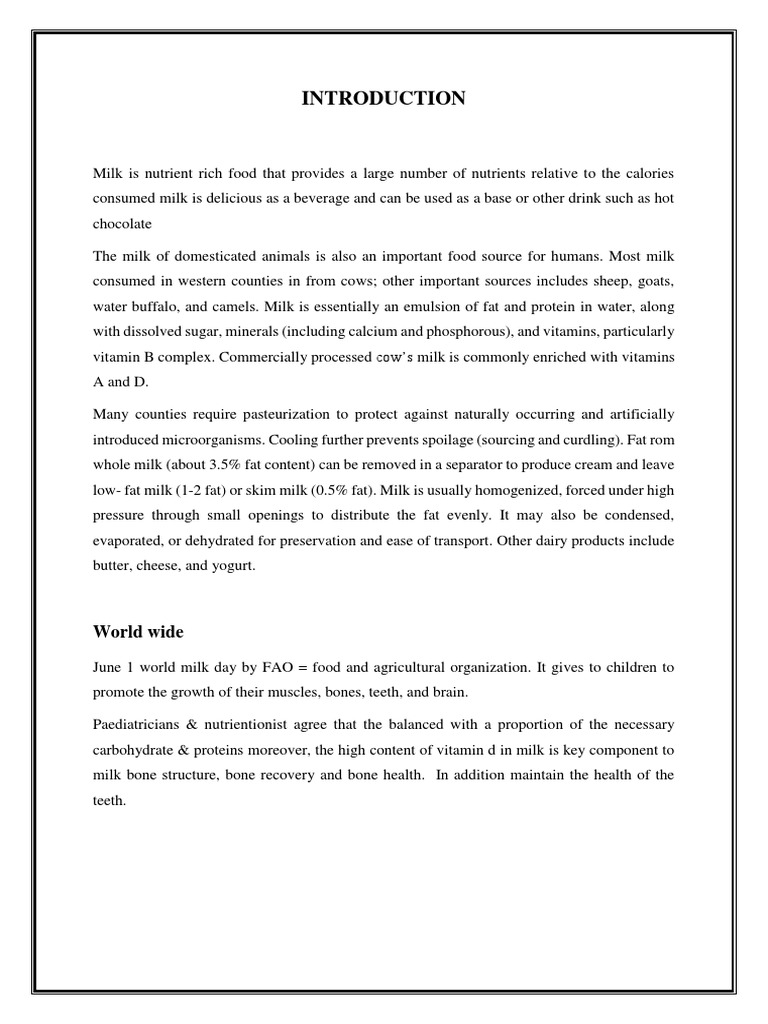 Aavin Company Project | PDF | Dairy | Milk