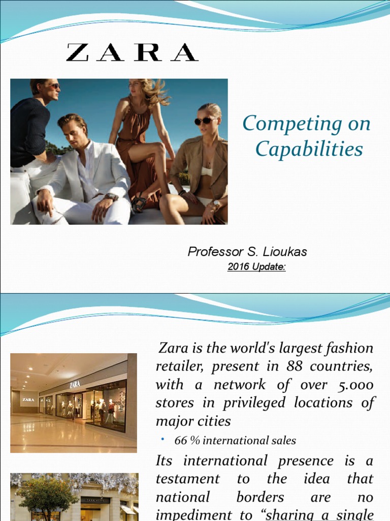 Zara Dynamic Capabilities - Update 2017 | PDF | Retail | Market (Economics)