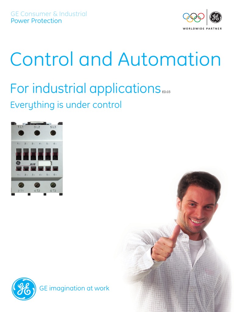 Ge-Industrial Control and Automation | PDF | Relay | Electric Motor
