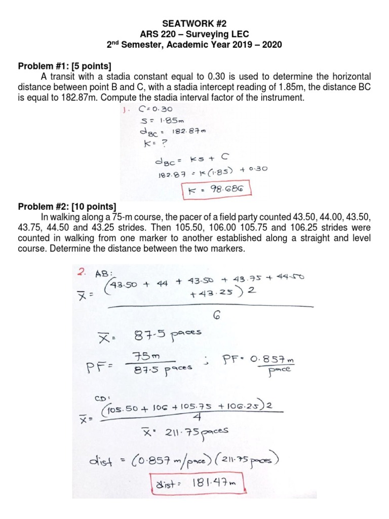 SEATWORK 2 Answer | PDF