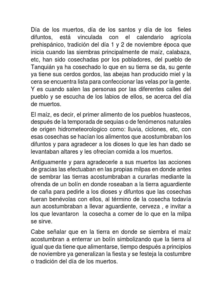Xantolo | PDF | Alimentos