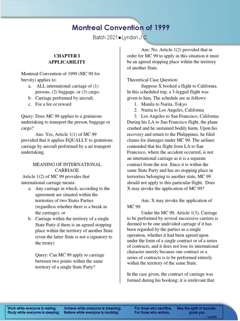 MC 99 | PDF | Common Law | Private Law