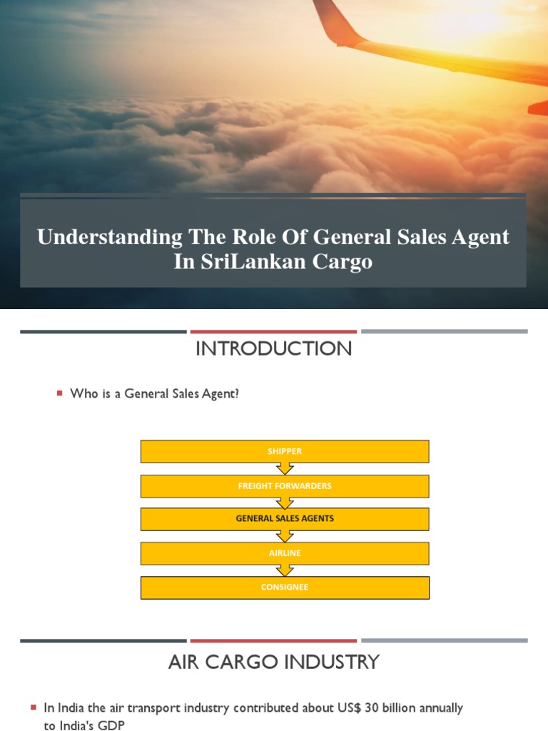 Role of GSA | PDF | Cargo | Airlines