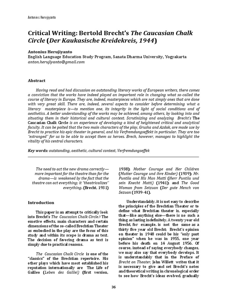 Alienation Effect 1 | PDF | Theatre | Entertainment (General)