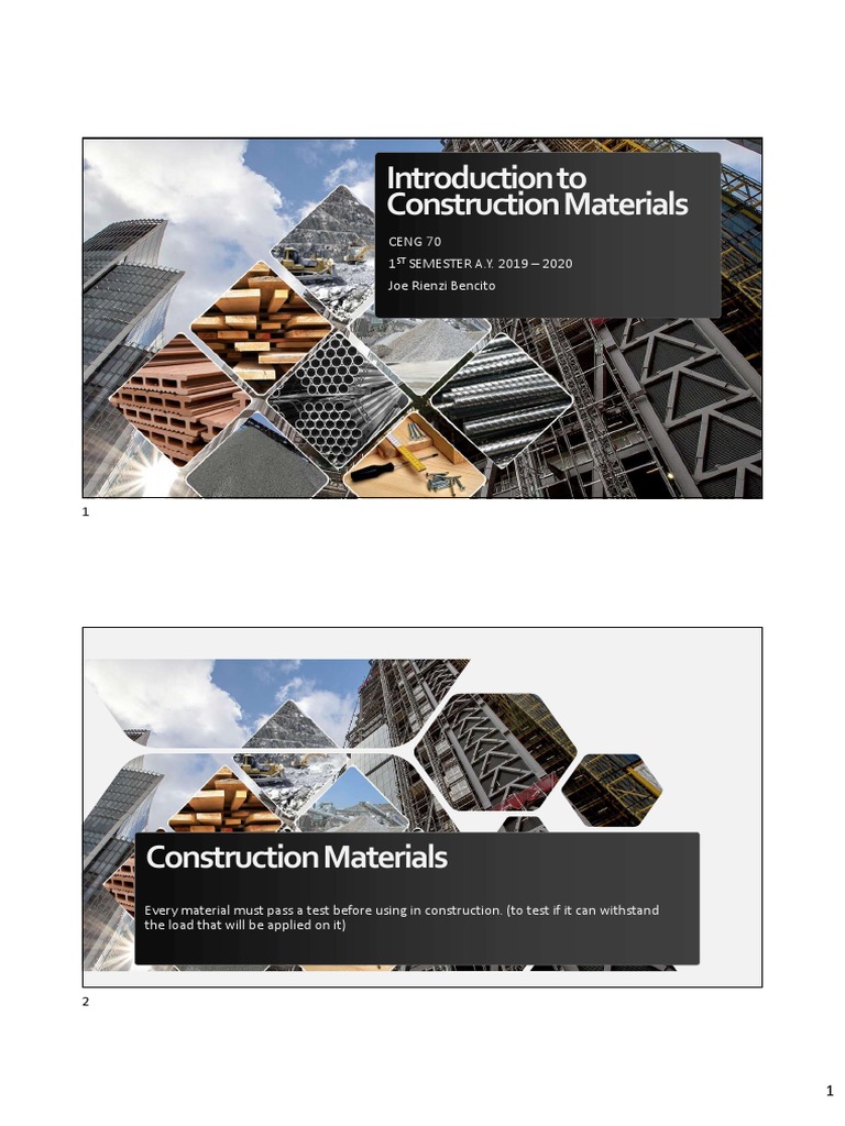 CENG70 Introduction To Construction Materials PDF | PDF | Fracture ...