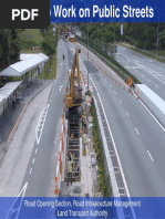 Public Streets Work Code of Practice | PDF | Road | Sensitivity Analysis