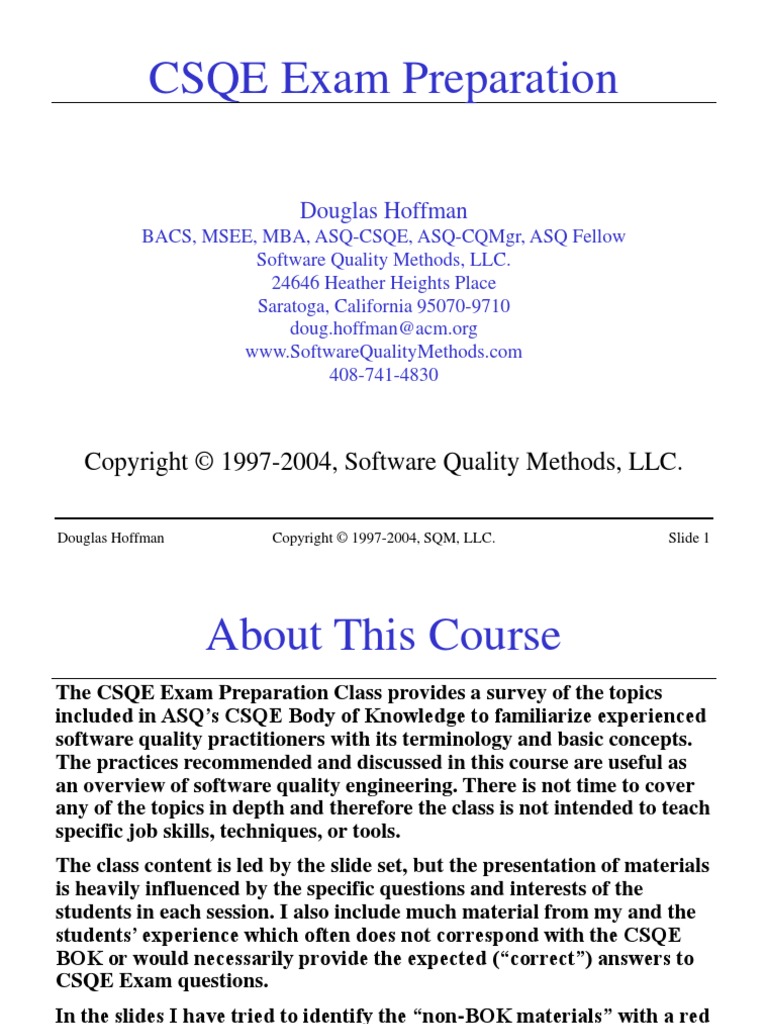 Csqe 2002 C | PDF | Software Testing | Reliability Engineering