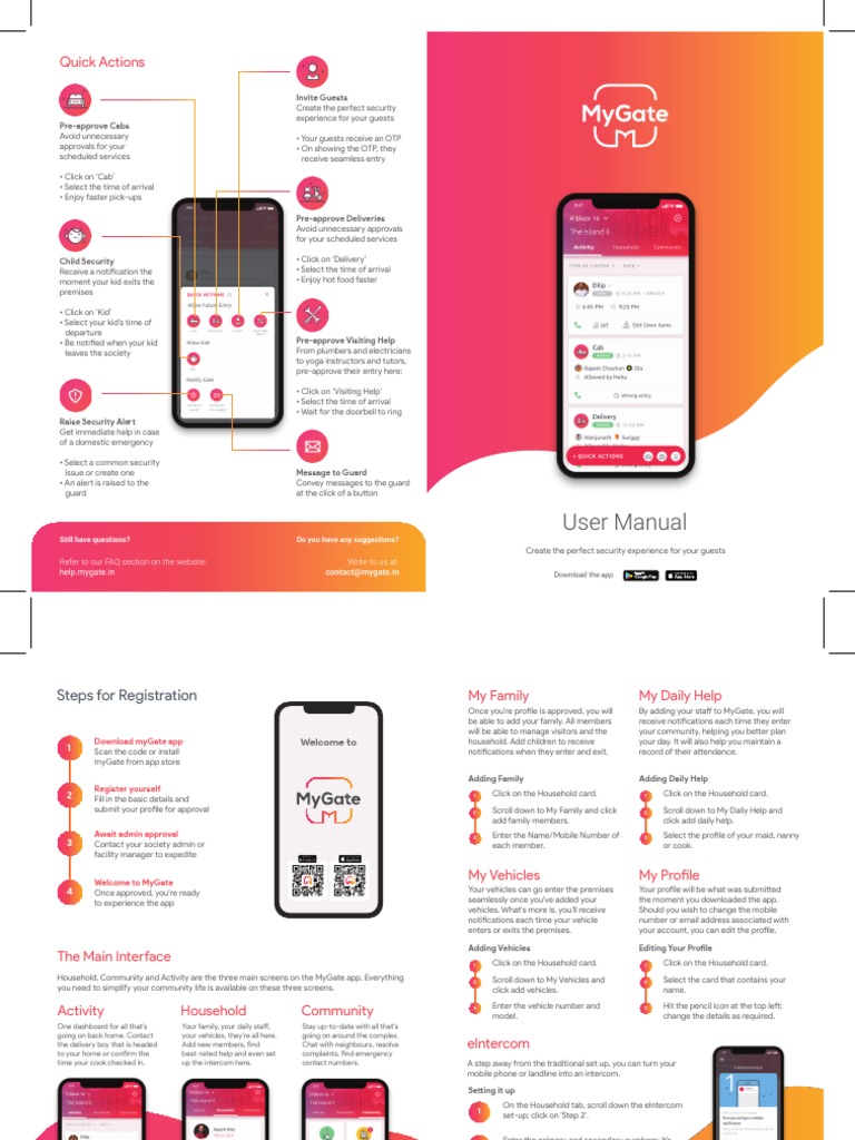 MyGate User Manual | PDF | Mobile App | Telecommunications
