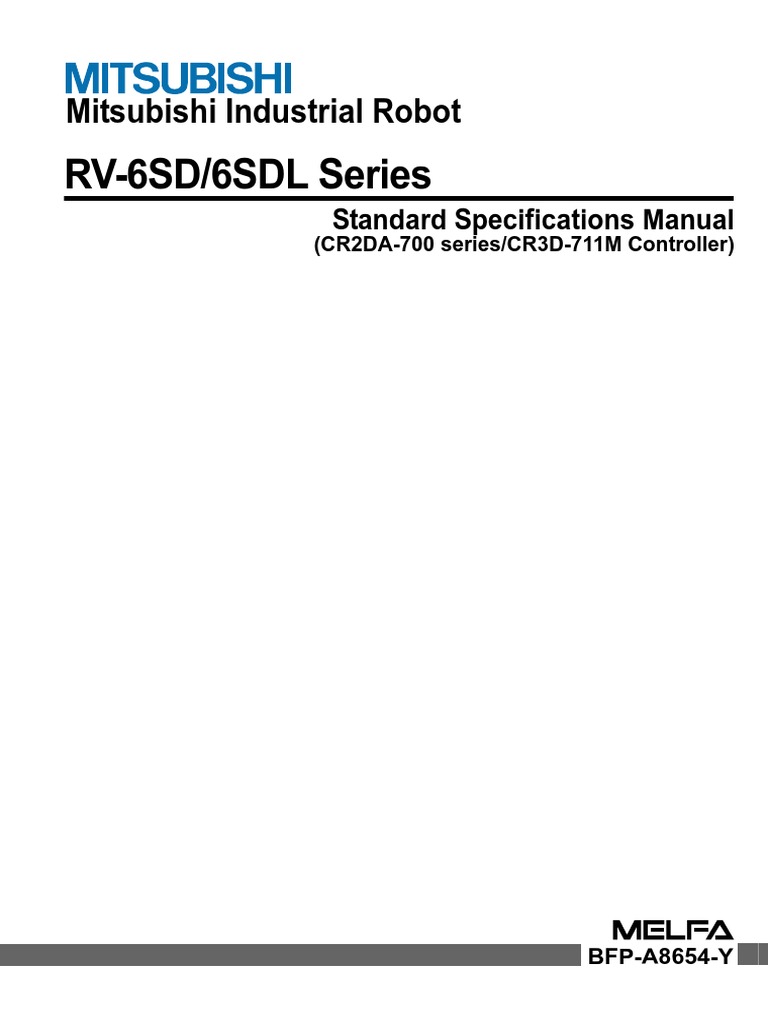 RV-6SD - Standard Specifications Manual BFP-A8654-Y (07.12) | PDF ...