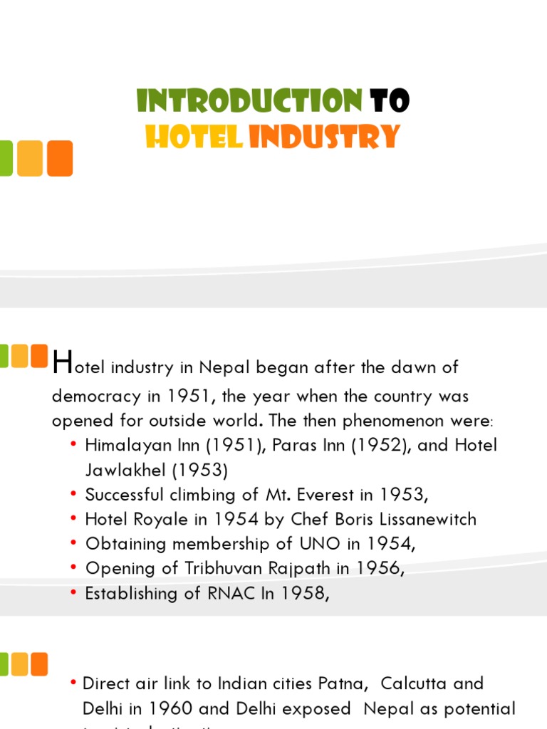 1. Introduction to Hotel Industry.pdf | Restaurants | Tableware