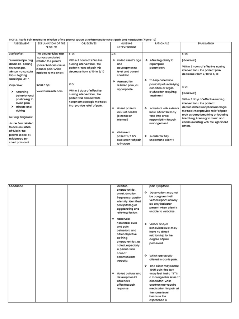 Pleural Effusion | PDF | Thorax | Pain