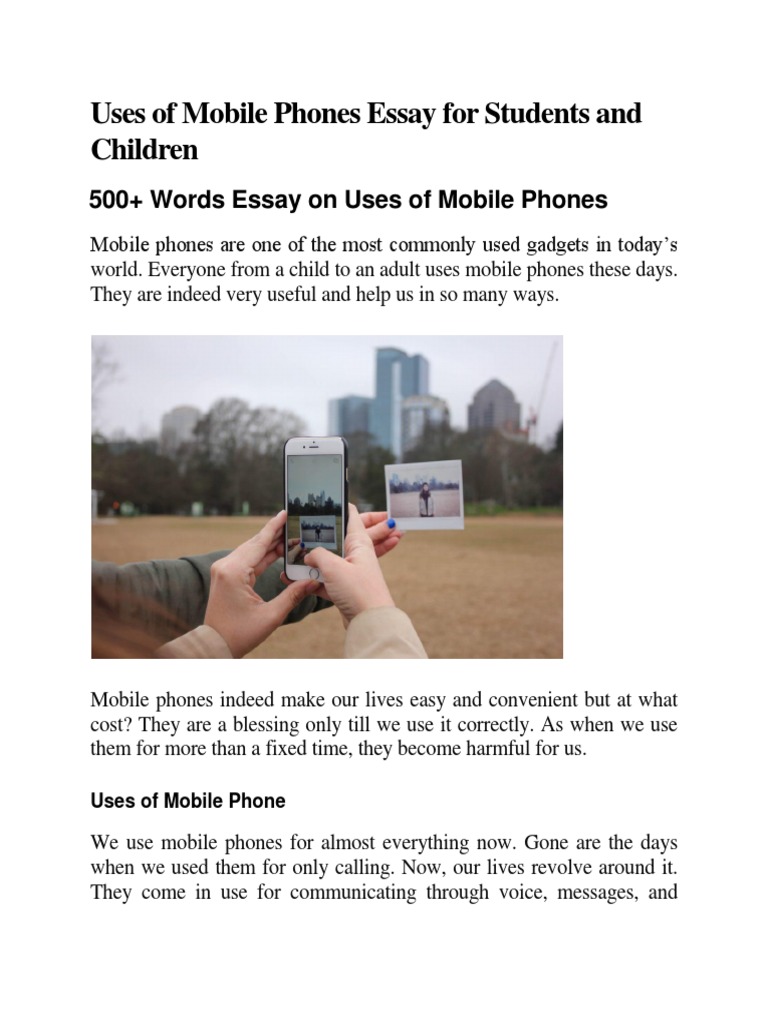 Mobile Phones: A Student's Guide | PDF | Mobile Phones | Smartphone