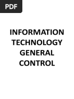 Standard ITGC Template - Manage Operation | PDF | Backup | Computing