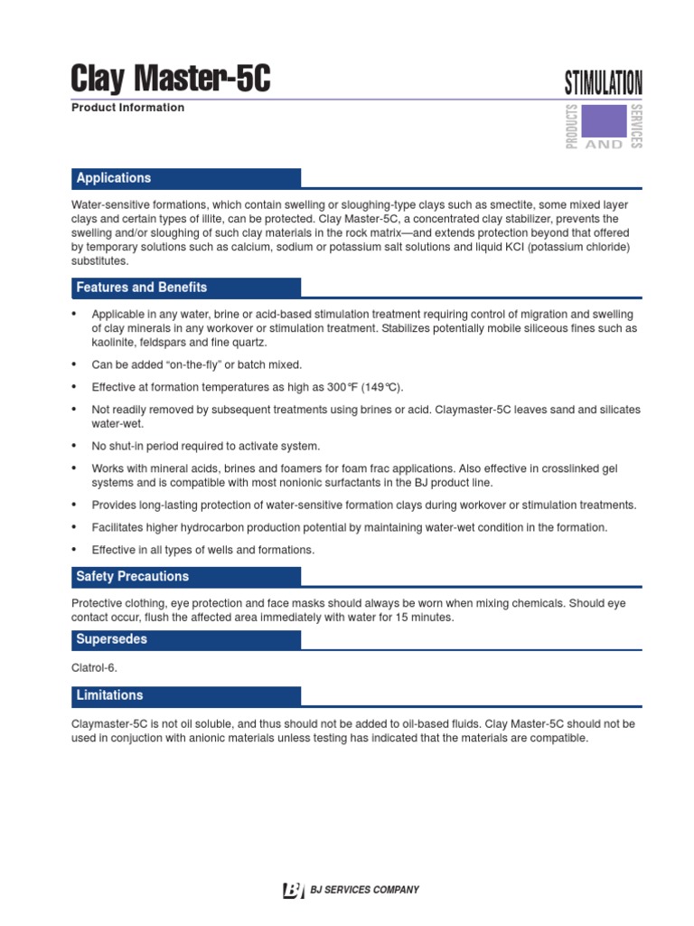Clay Master-5C | PDF | Solubility | Minerals